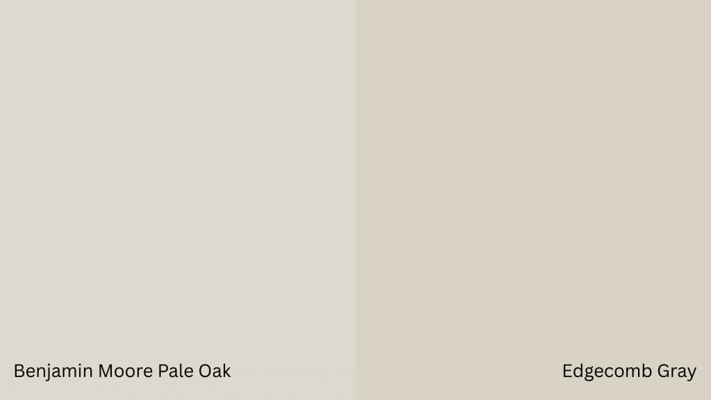 Edgecomb Gray Vs Pale Oak